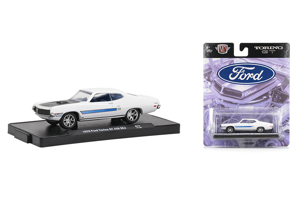 Модель коллекционная M2 MACHINES Ford torino gt 429 scj 1970 / форд торино gt 429 scj 1970 (длина модели 6-10 см)