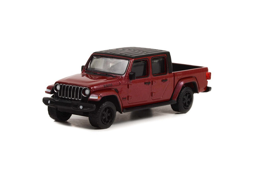Модель коллекционная GREENLIGHT Jeep willys gladiator 4Х4 2021 snazzberry (длина модели 6-10 см)