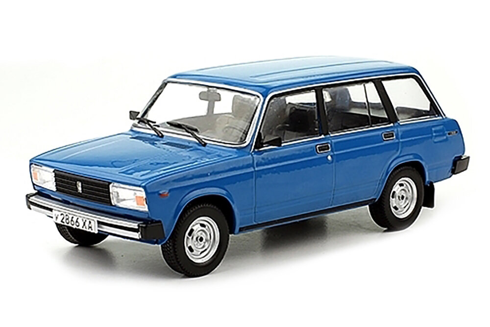 Модель коллекционная HACHETTE Волжский автомобиль 2104 1990 синий (легендарные советские автомобили #40)