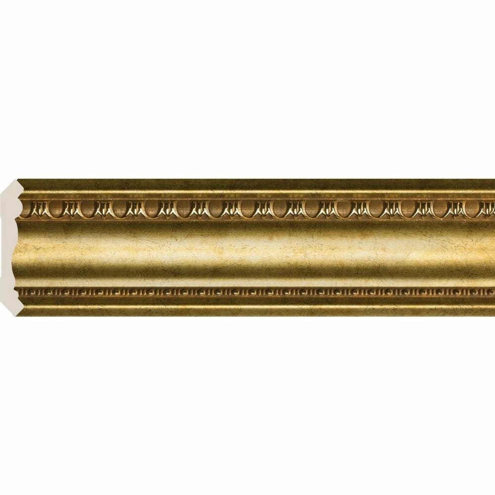 Карниз Cosca Decor 80 мм, интерьерный багет, античное золото СПБ029375