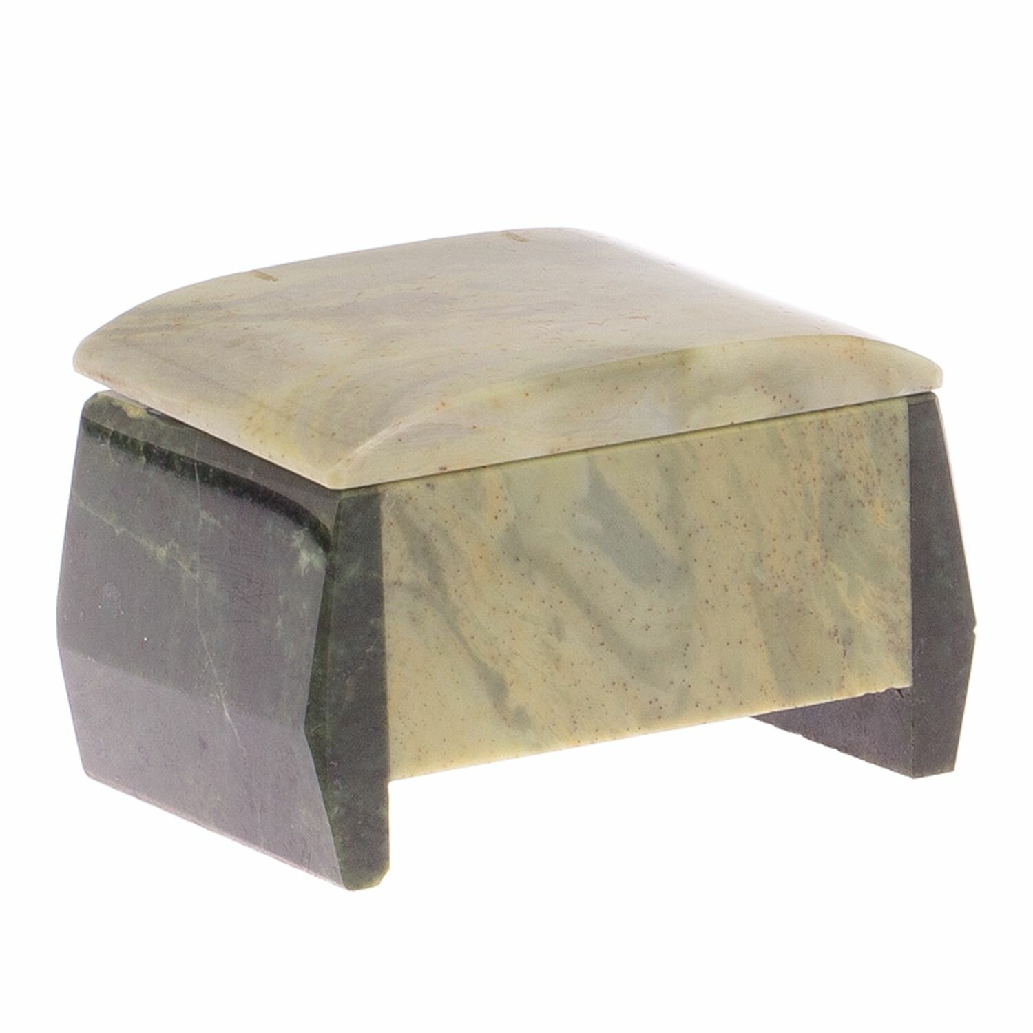 Шкатулка "Персона" из офиокальцита 9х6,5х5 см 125125