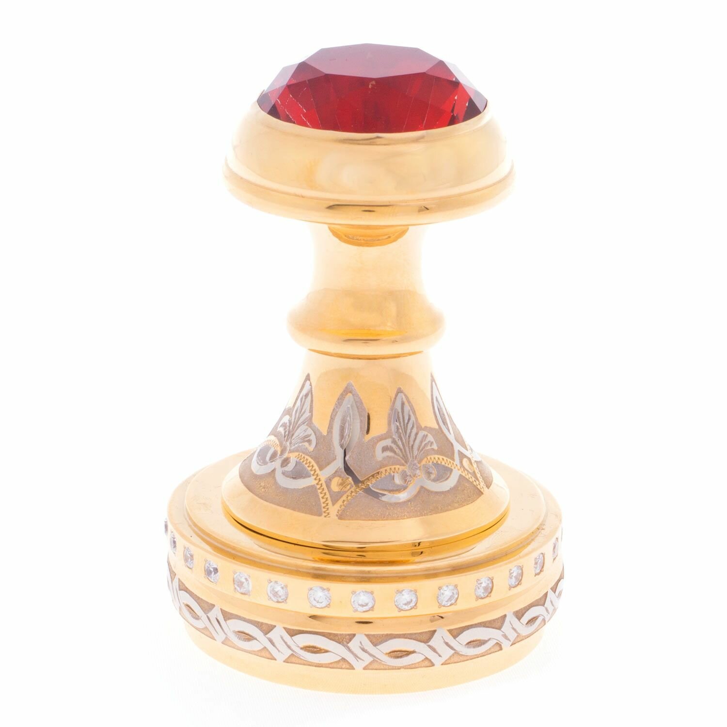 Оснастка для печати "Рубин" круглая в подарочной коробке Златоуст 121872