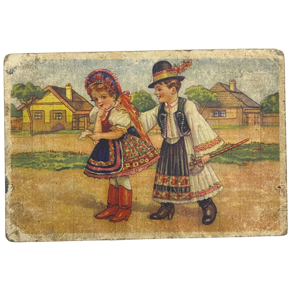 Почтовая открытка "E.K Tury Jozsef. Blobus Budapest" 1920-1930 гг. Венгрия