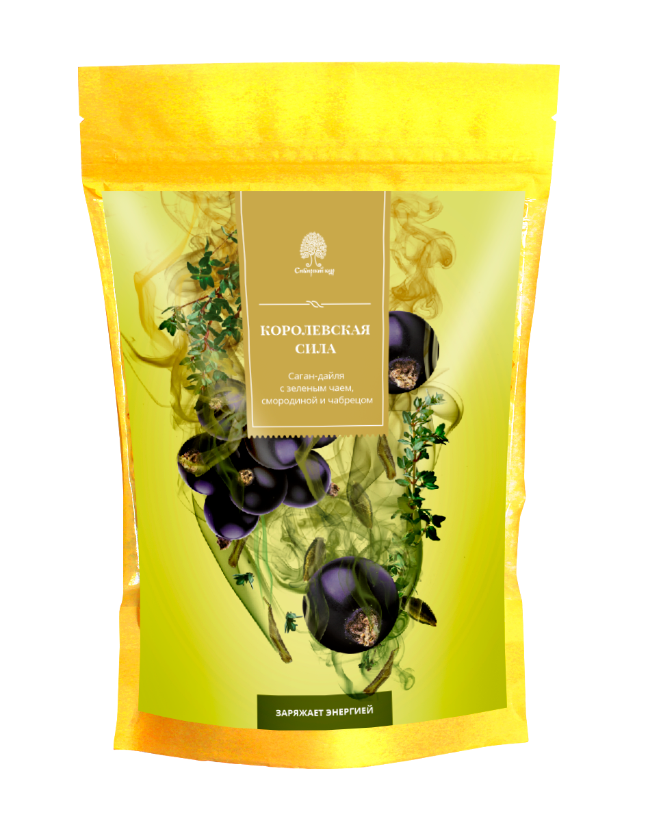 Чайный напиток Саган-дайля с зелёным чаем, смородиной и чабрецом, 50 гр