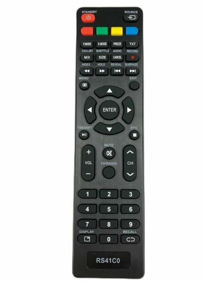 Пульт RS41CO для Витязь/vityaz, asano, hi, orion телевизоров /RS41CO PLAY-PAUSE /olt-30100