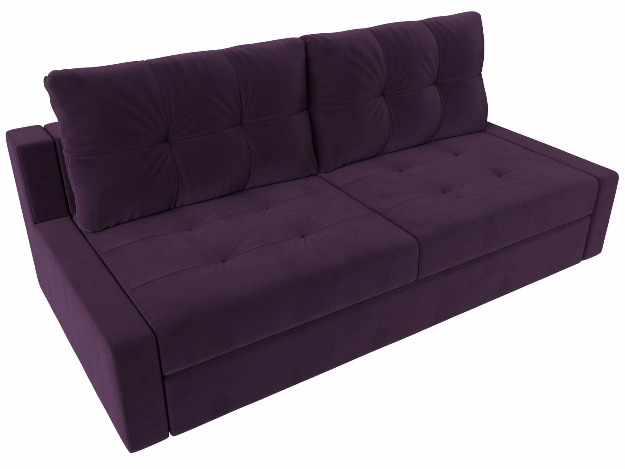 Artum Прямой диван Мартин велюр фиолетовый