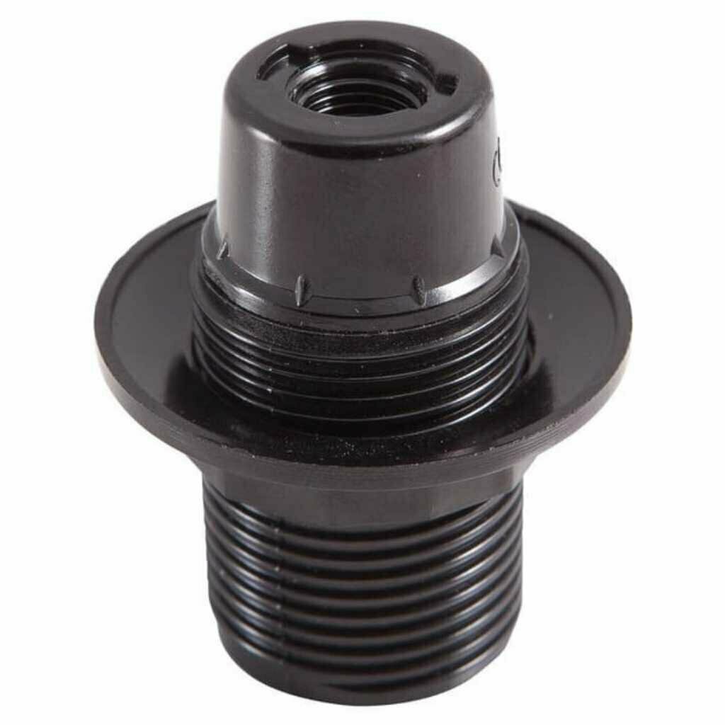 Подвесной патрон E14 карболит черный с кольцом, Китай