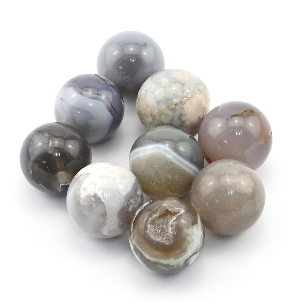 Шарик из агата, диаметр 31-32мм .