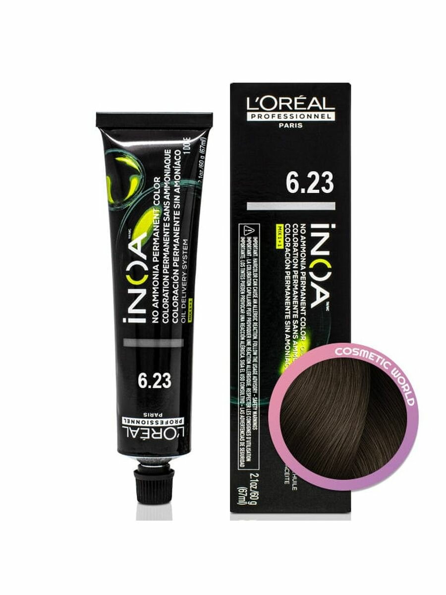 Loreal INOA 6.23 - Краска Иноа 60 мл