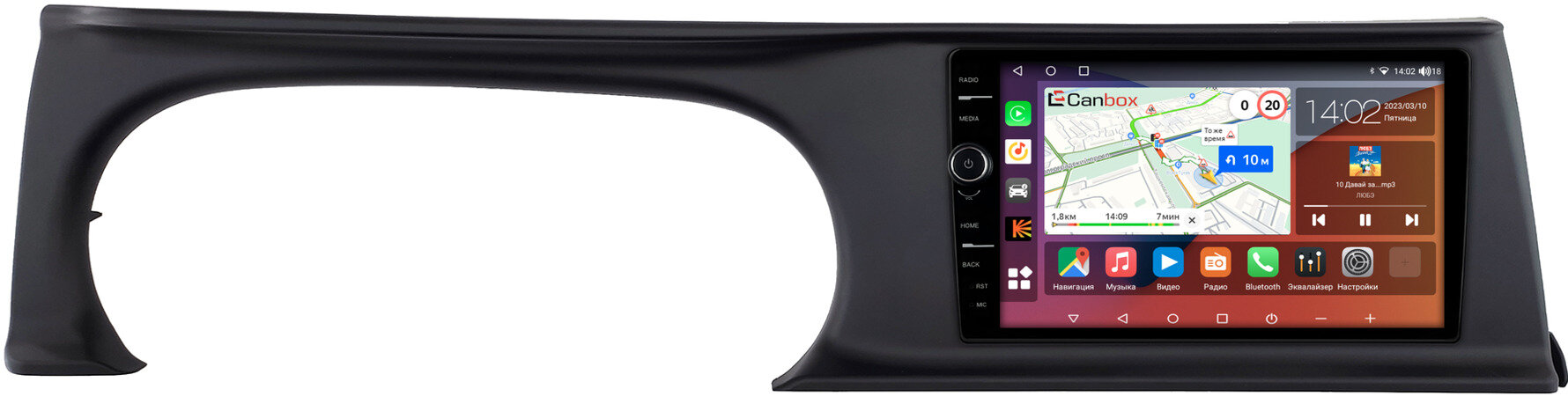 Штатная магнитола Kia Seltos 2019-2024 Canbox H-Line 7853-10-0143 на Android 10 (4G-SIM, 4/64, DSP, QLed)
