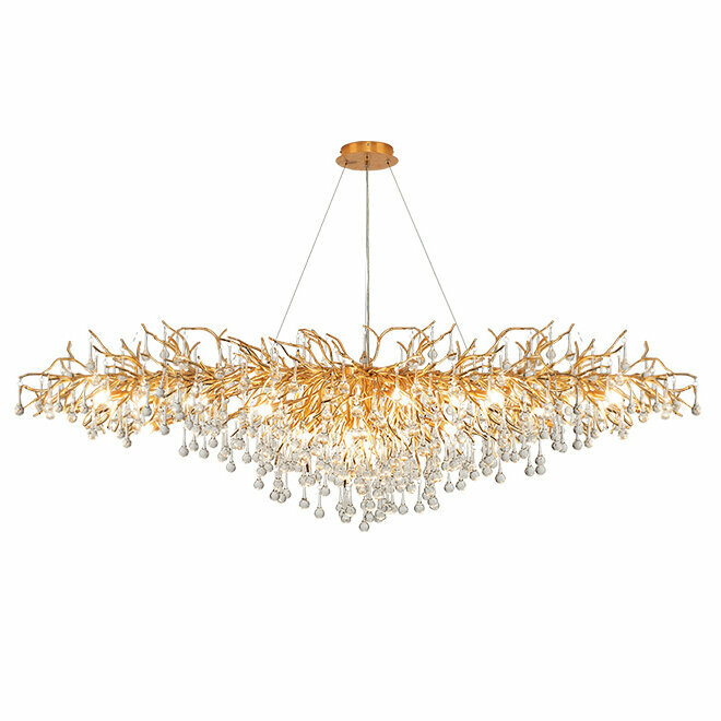 Подвесная люстра Droplet Chandelier oval L160