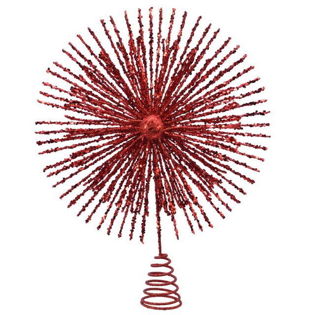 Верхушка на елку Эридана: Carmine Rose 38 см, Kaemingk (Кейминг), 516265