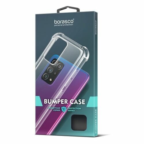Чехол (клип-кейс) BORASCO 71436, для Samsung Galaxy A14 (4G), противоударный, прозрачный
