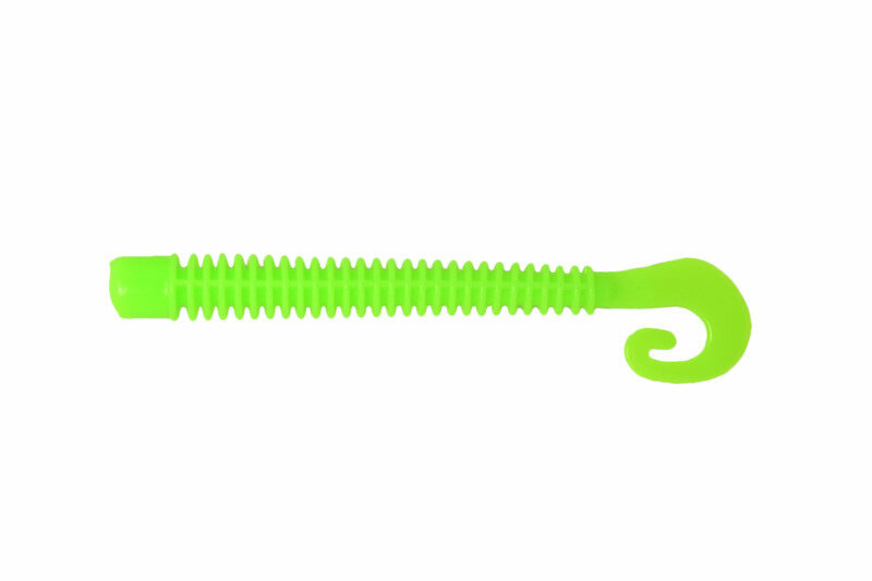 Мягкая приманка LureMax CHEEKY WORM 4'/10 см, LSCW4-06-042 Chartreuse True (6 шт.)