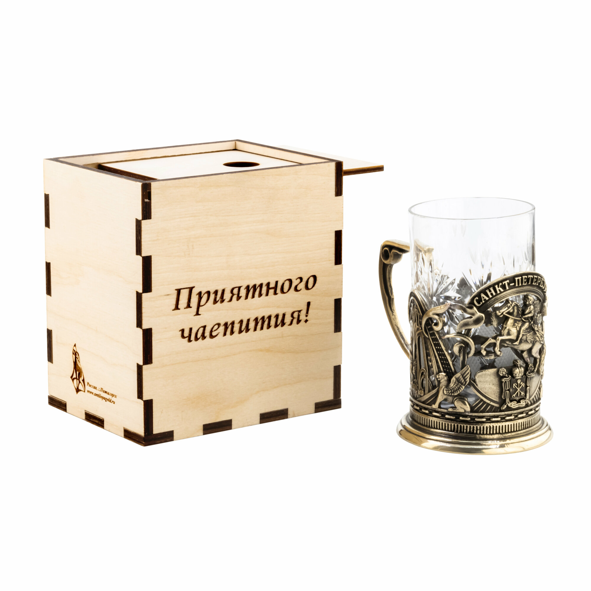 Подстаканник Санкт-Петербург (ВхШхД 10см./9см./13см.)