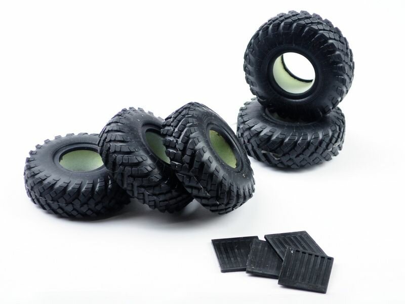 Комплект копийных шин для грузовика ГАЗ-66 WPL B-24, 7шт RCM-ST-B24