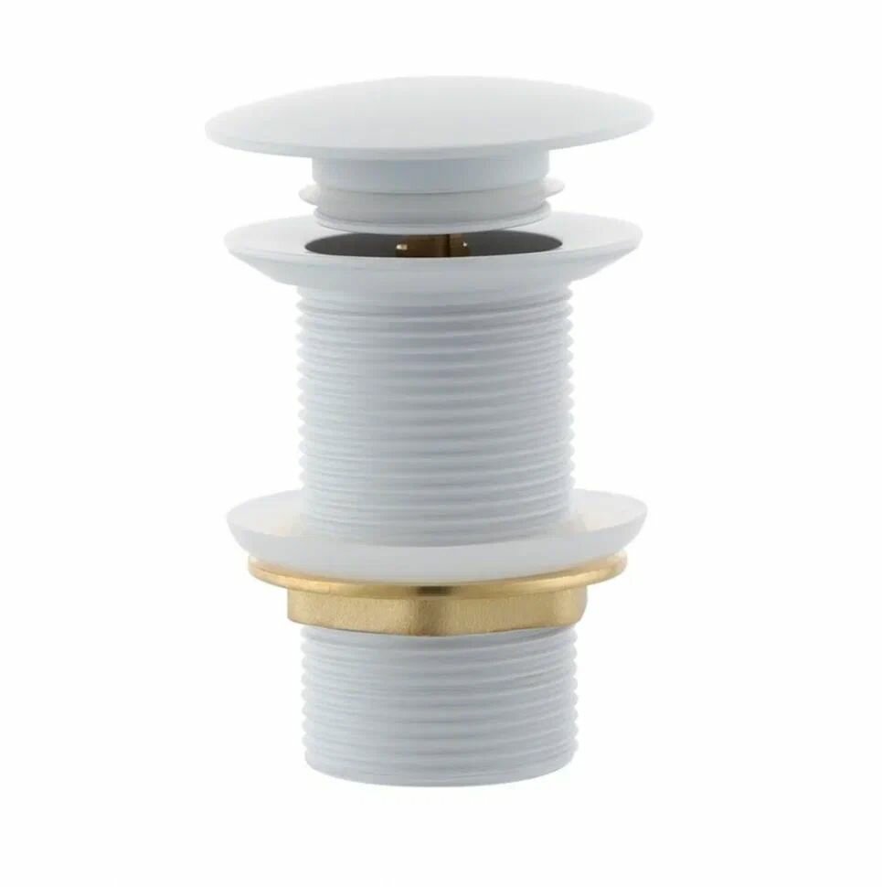 Донный клапан для раковины белый 1 1/4 ViEiR VER21A-YF