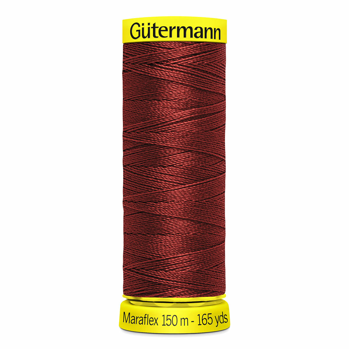 Нитки швейные Gutermann Maraflex 120 для эластичных, трикотажных материалов, 150 м, 100% ПБТ, 5 шт (012 божоле)