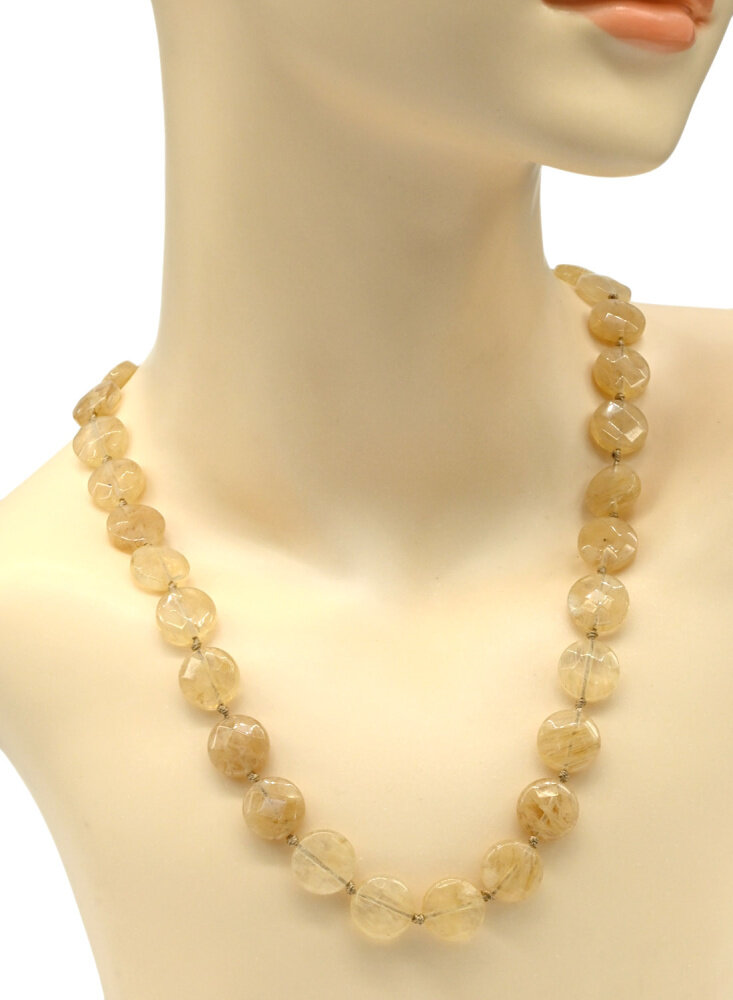 Бусы, халцедон