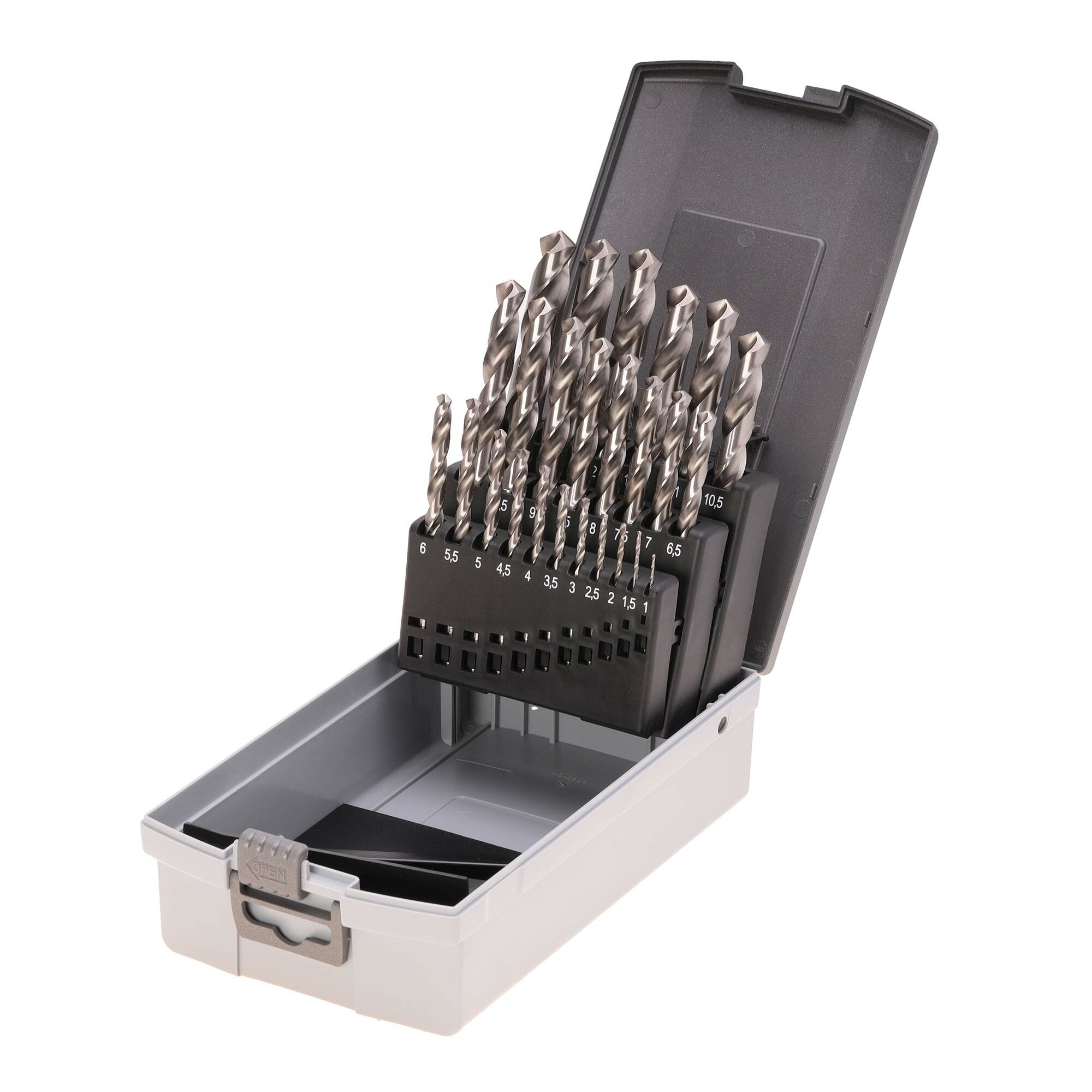 Набор сверл по металлу Ruko 1-13мм 25шт HSS-G 118° DIN338 214215RO