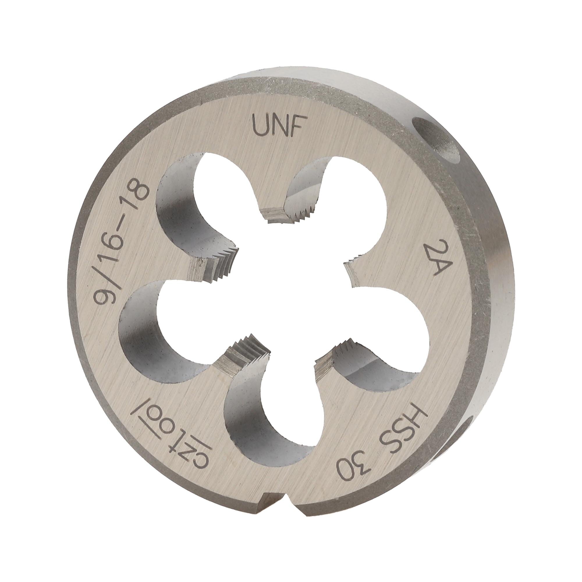 Плашка дюймовая Bucovice Tools UNF 9/16"-18 HSS DIN EN 22568 2A 38x10мм 246916BT