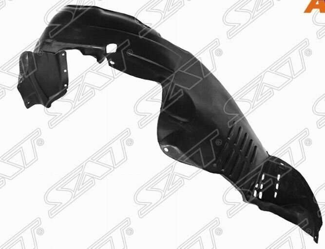 Подкрылок SAT 12022026, для Hyundai Santa Fe II, передняя, левая, черный