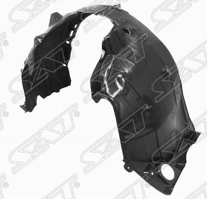 Подкрылок SAT, для Toyota Camry XV70, черный, правая передняя сторона установки