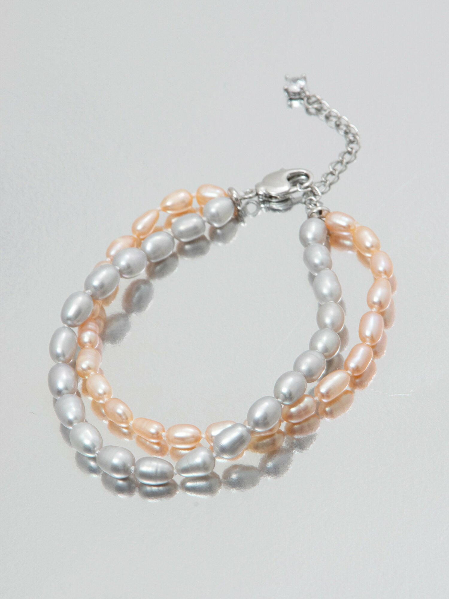 Браслет, жемчуг пресноводный культивированный