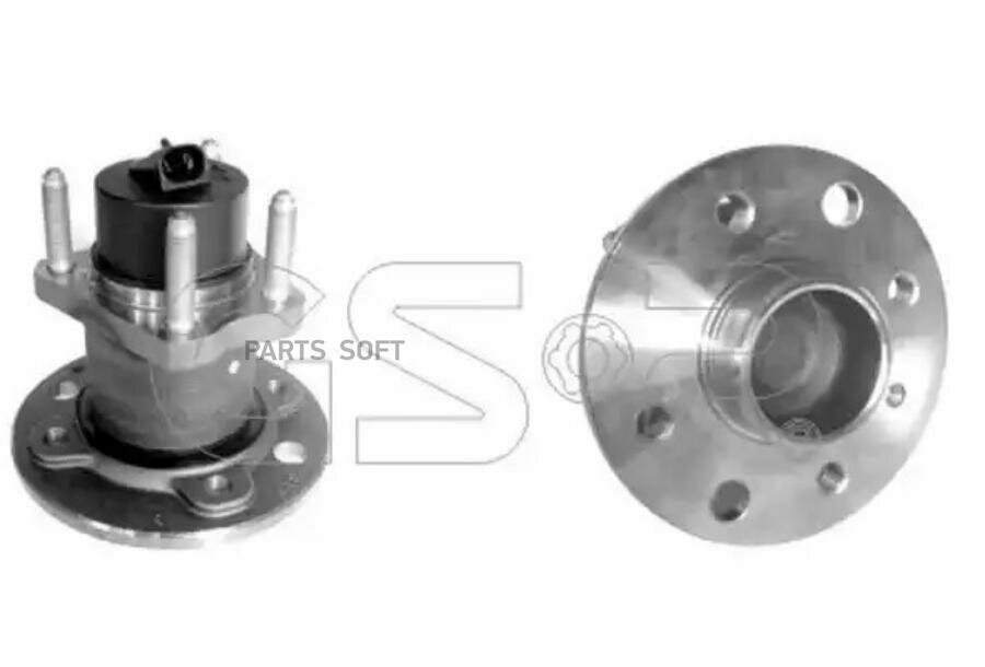 Ступица колеса в комплекте с подшипником OPEL ASTRA F (T92) GSP арт. 9400064