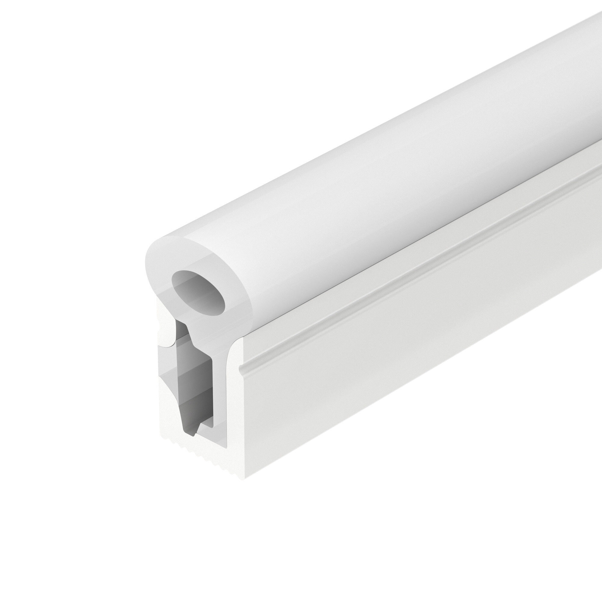 Профиль для светодиодной ленты Arlight Силиконовый профиль WPH-FLEX-0817-SIDE-S8-10m WHITE (Arlight, Силикон), 10м