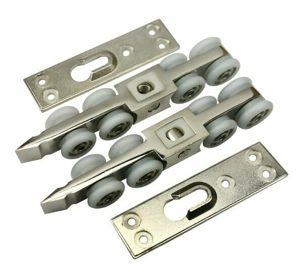 Комплект для раздвижной двери SET 8. комплект 8-колесных роликов, для двери весом до 70 кг.