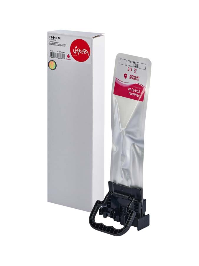 Картридж T9443 для Epson WorkForce Pro WF-C5790DWF C13T944340 Sakura пурпурный
