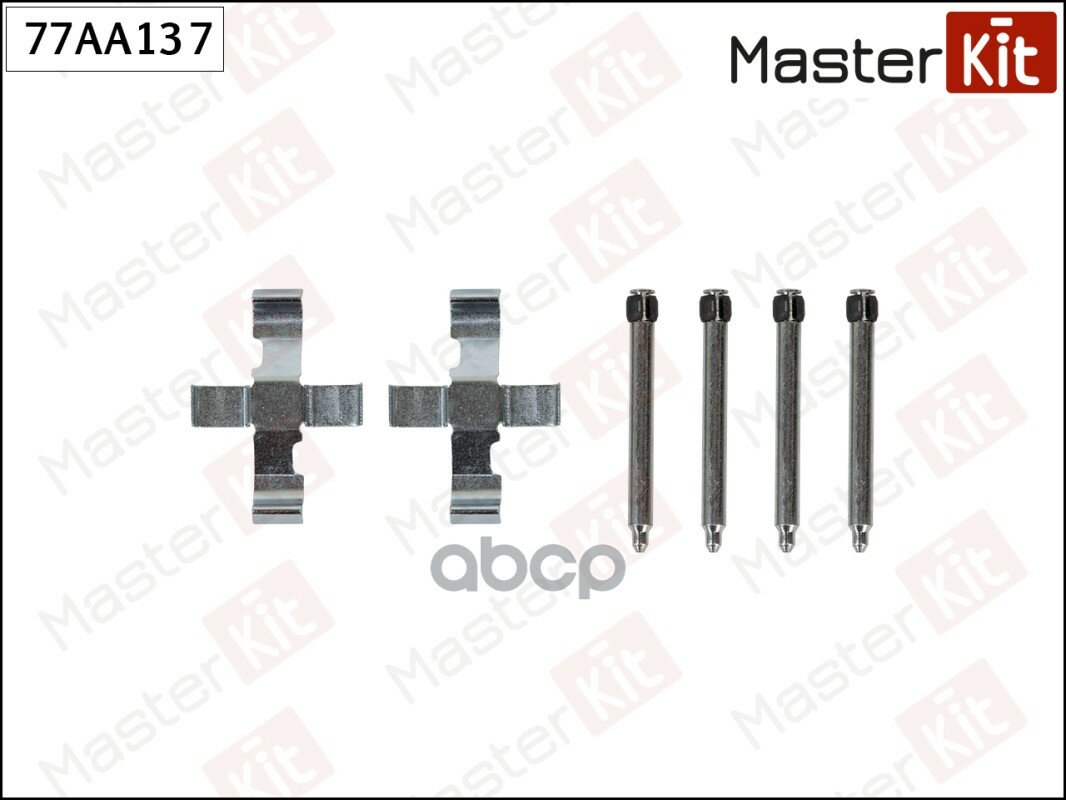 Комплект установочный тормозных колодок Opel Astra F(T92) 91-01, Ford Escort V(GAL) 89-92 MasterKit арт. 77AA137