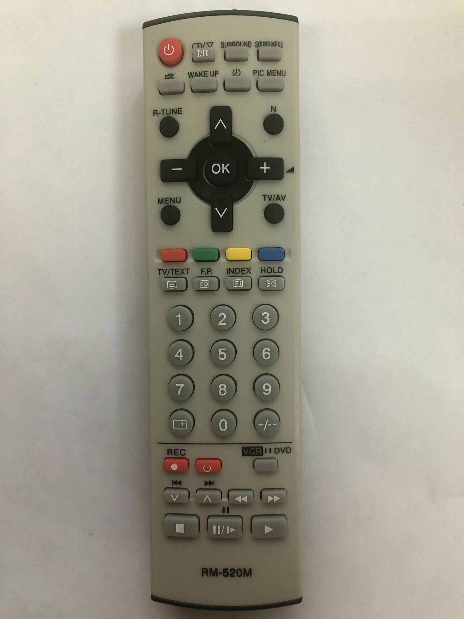 Пульт управления для телевизоров Panasonic RM-520M универсальный, черный