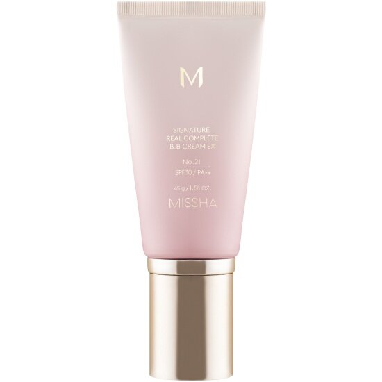 Тональный крем Missha Шелковистое сияющее покрытие SPF30/PA тон 21 светло-бежевый, 45 г