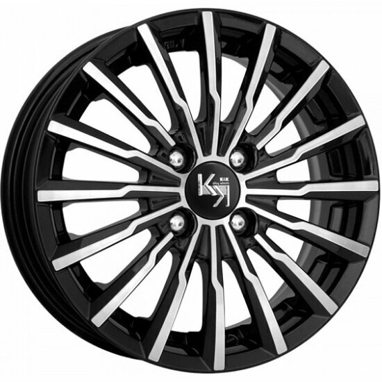 Диск K&k Акцент 7x17/5x112 D66.6 ET45 алмаз чёрный