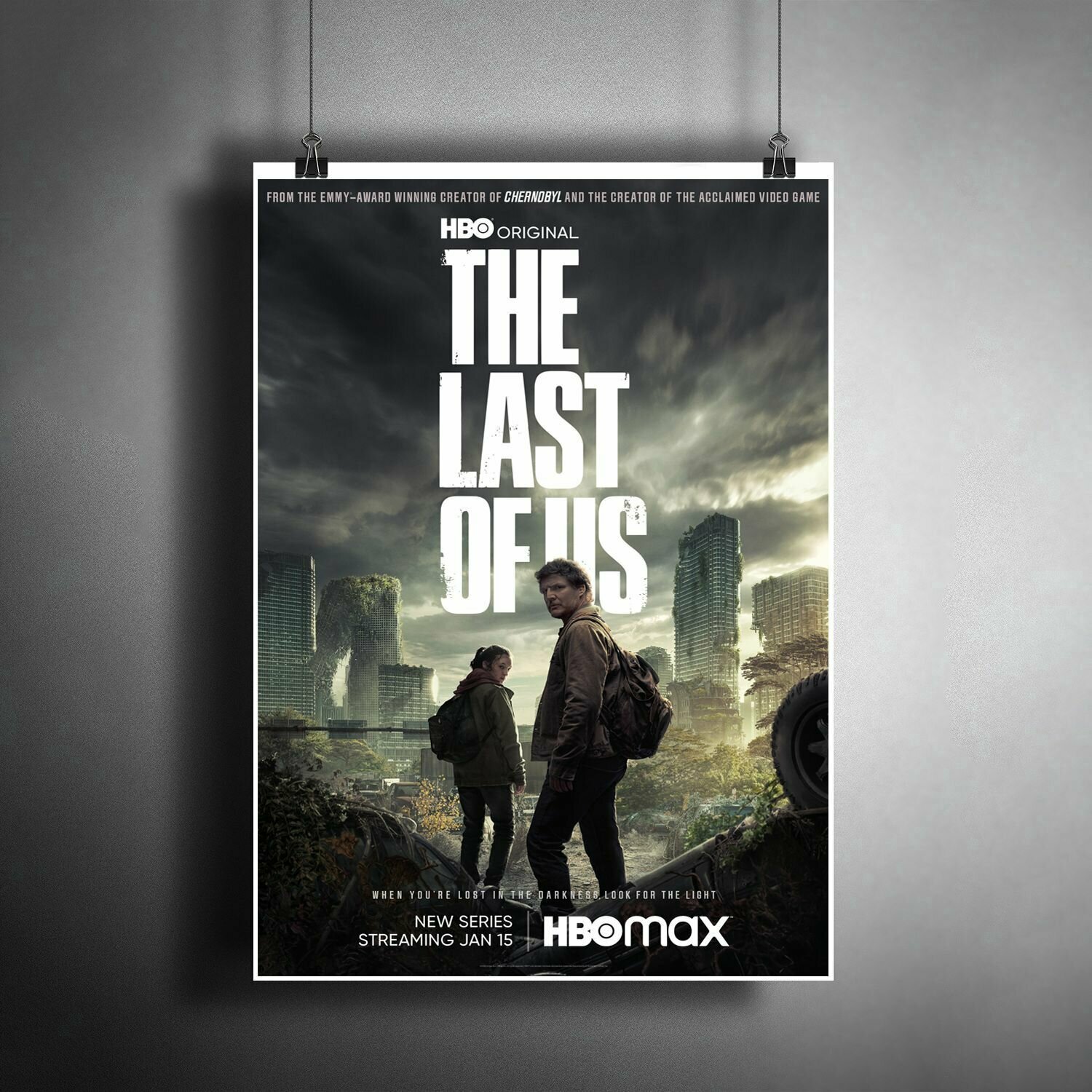 Постер плакат для интерьера "Сериал, игра: Одни из нас. The Last of Us" / Декор дома, офиса, комнаты, квартиры, детской A3 (297 x 420 мм)