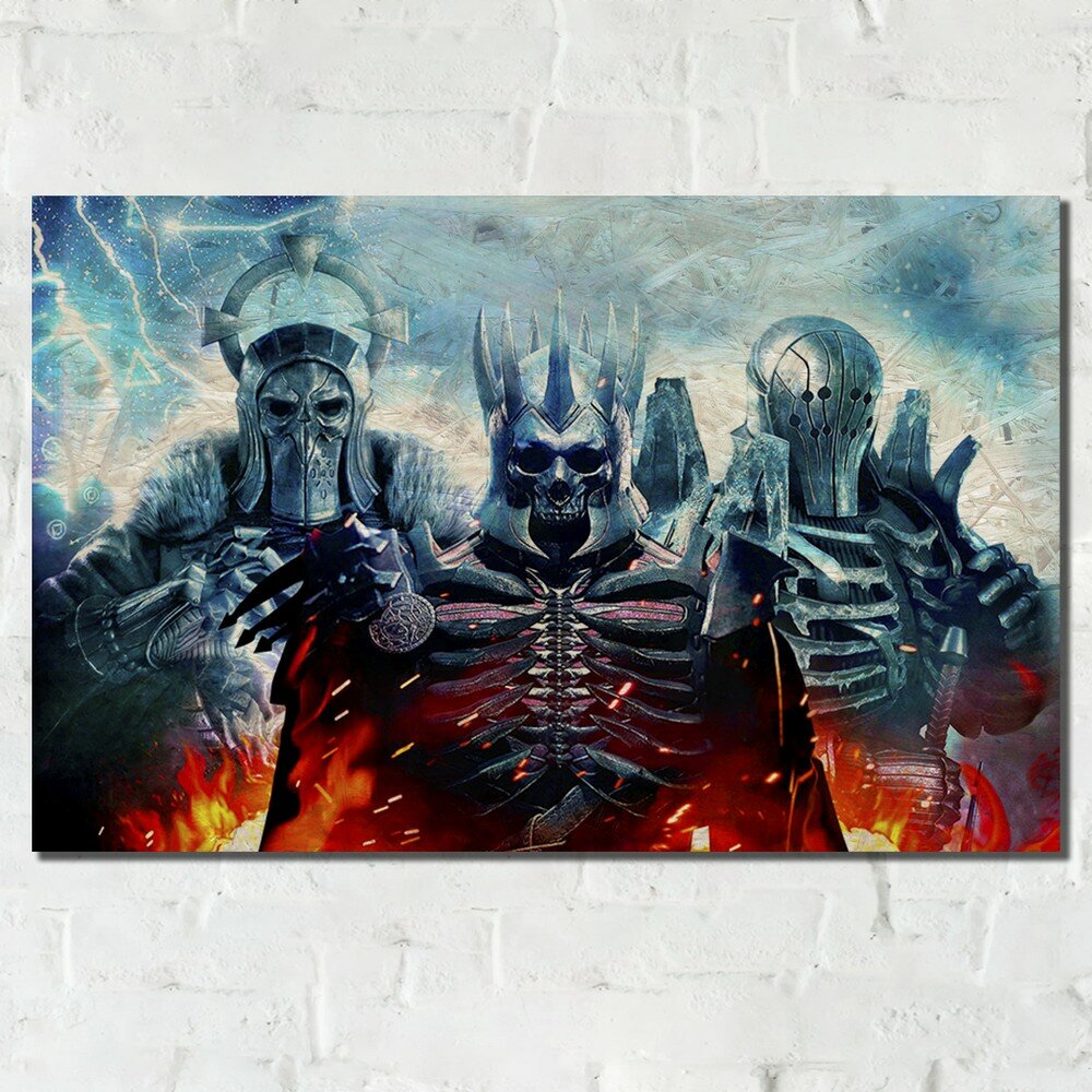 Картина интерьерная на рельефной доске ОСП Игры Witcher 3 Wild Hunt - 14376