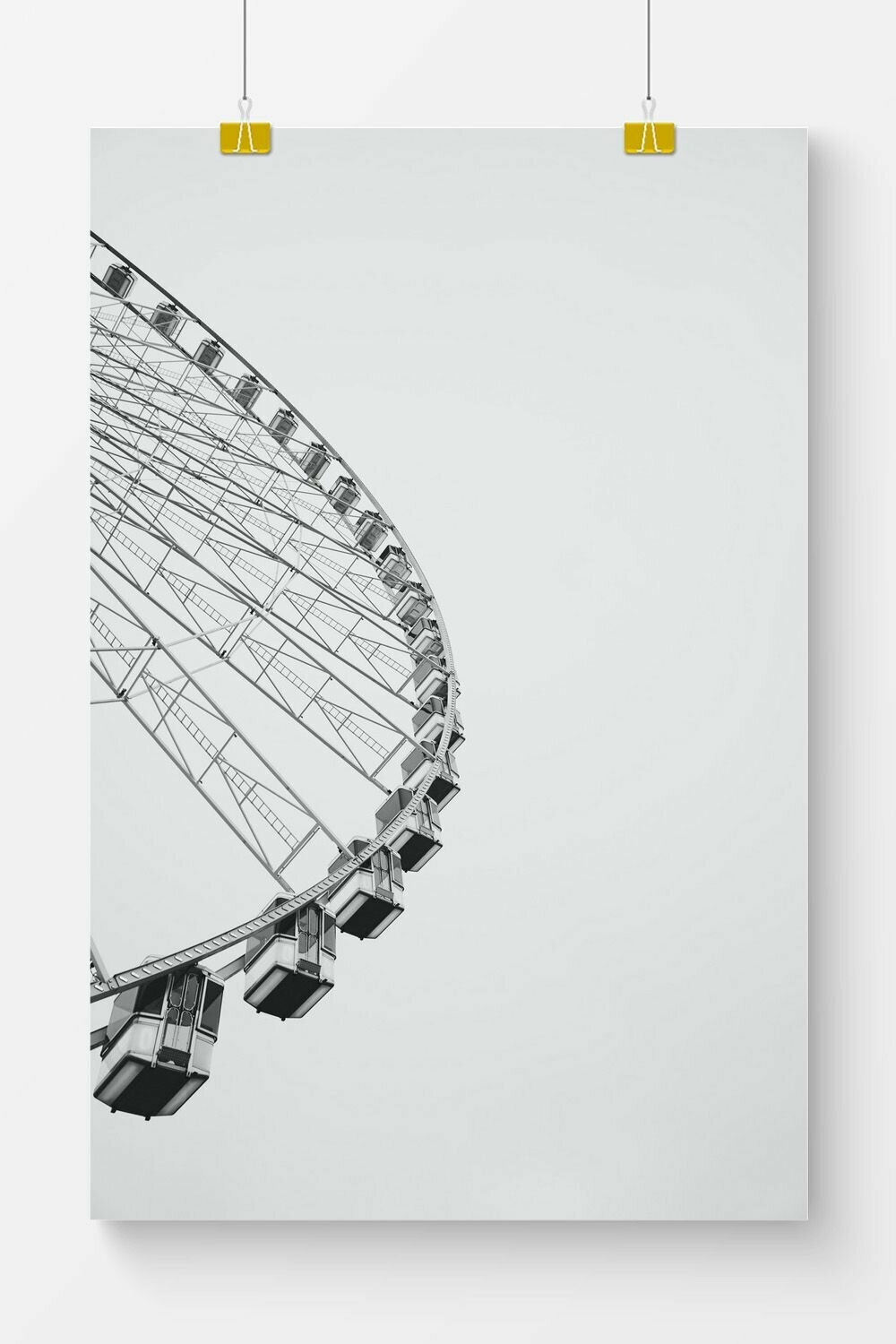 Постер для интерьера Postermarkt, 50х70 см в тубусе, постер Черно-белый #31