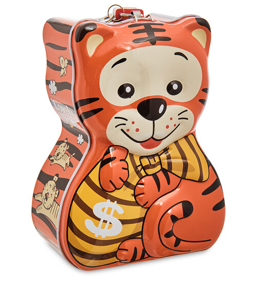 Металлическая копилка Тигренок BX- 54/1 113-603469