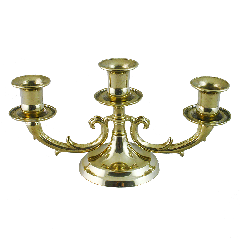 Канделябр Alberti Livio "Свет" (полир. бронза) h.13см