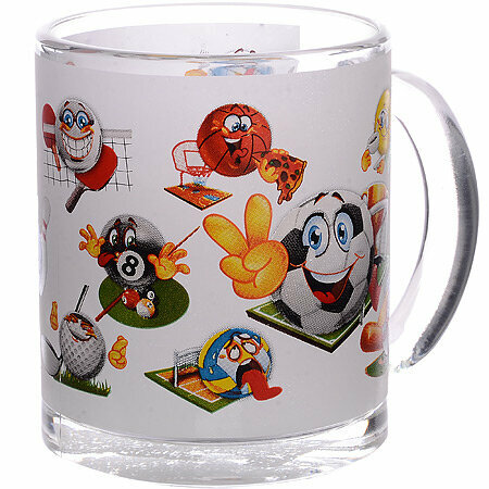 Кружка 300мл. 208-Д-1 "Смайлики" KSMB-208-Д-1