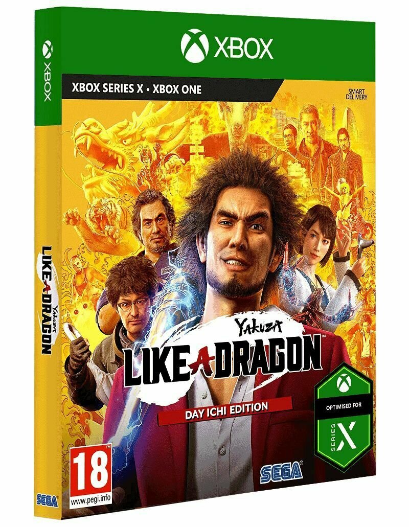 Игра Yakuza Like a Dragon Day Ichi Steelbook Edition диск (Xbox One, Xbox Series, Русские субтитры)