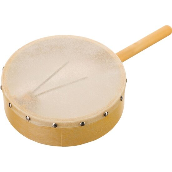 Ручной бубен Angel APH-10 на ручке, пружина внутри