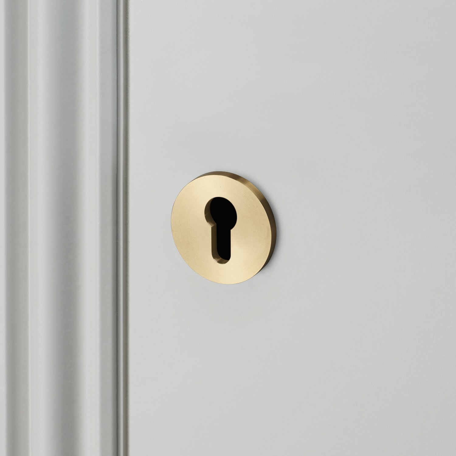 Накладка на замочную скважину Buster and Punch Key Escutcheons Escutcheon Plate Brass UK-CYL-35-BR-A