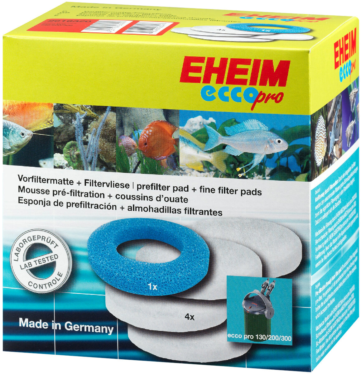 Наполнитель для фильтра EHEIM ECCO PRO 2032/34/36 губка синтепон (1 шт)