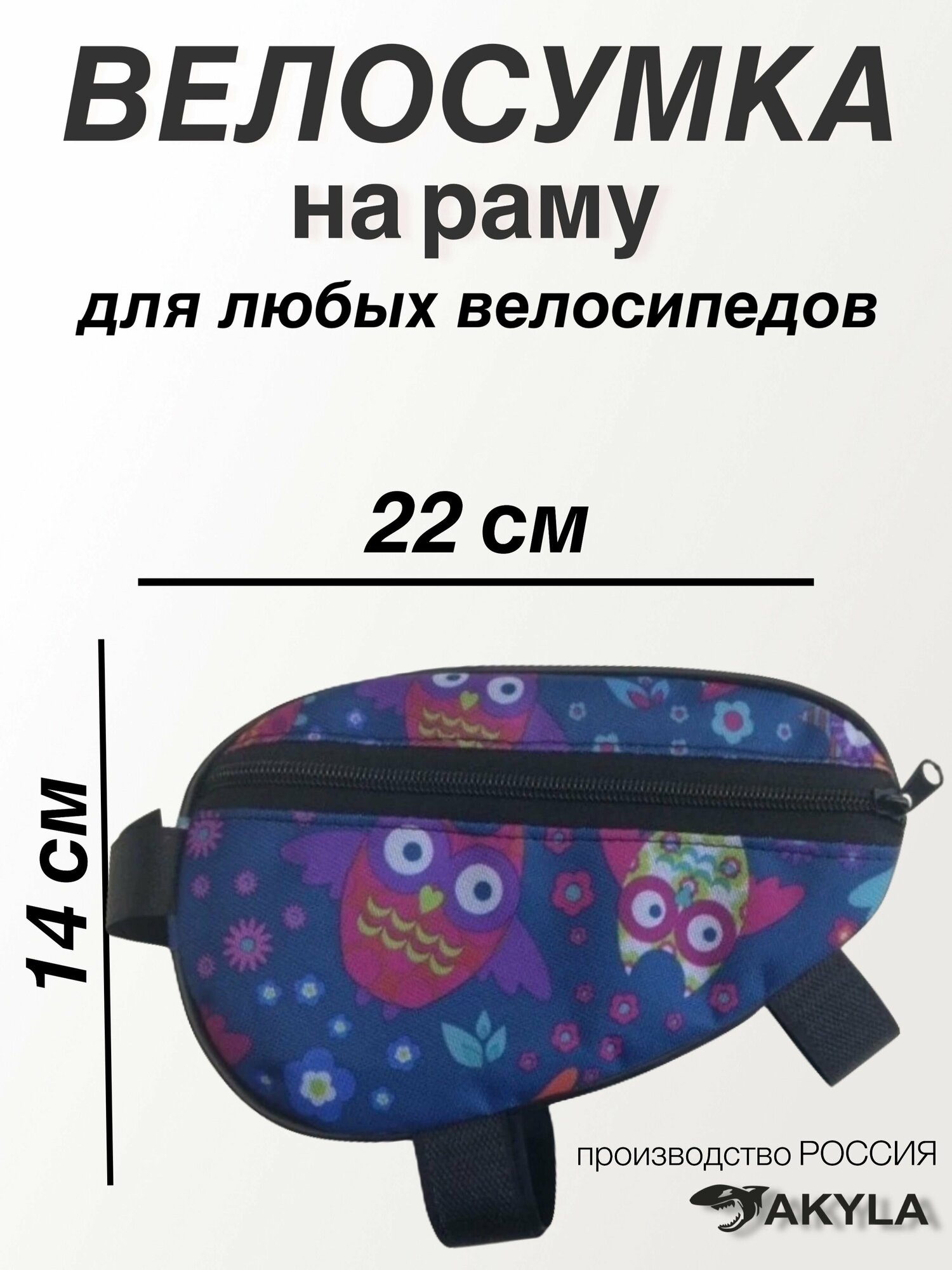 Велосумка на раму — фото 1