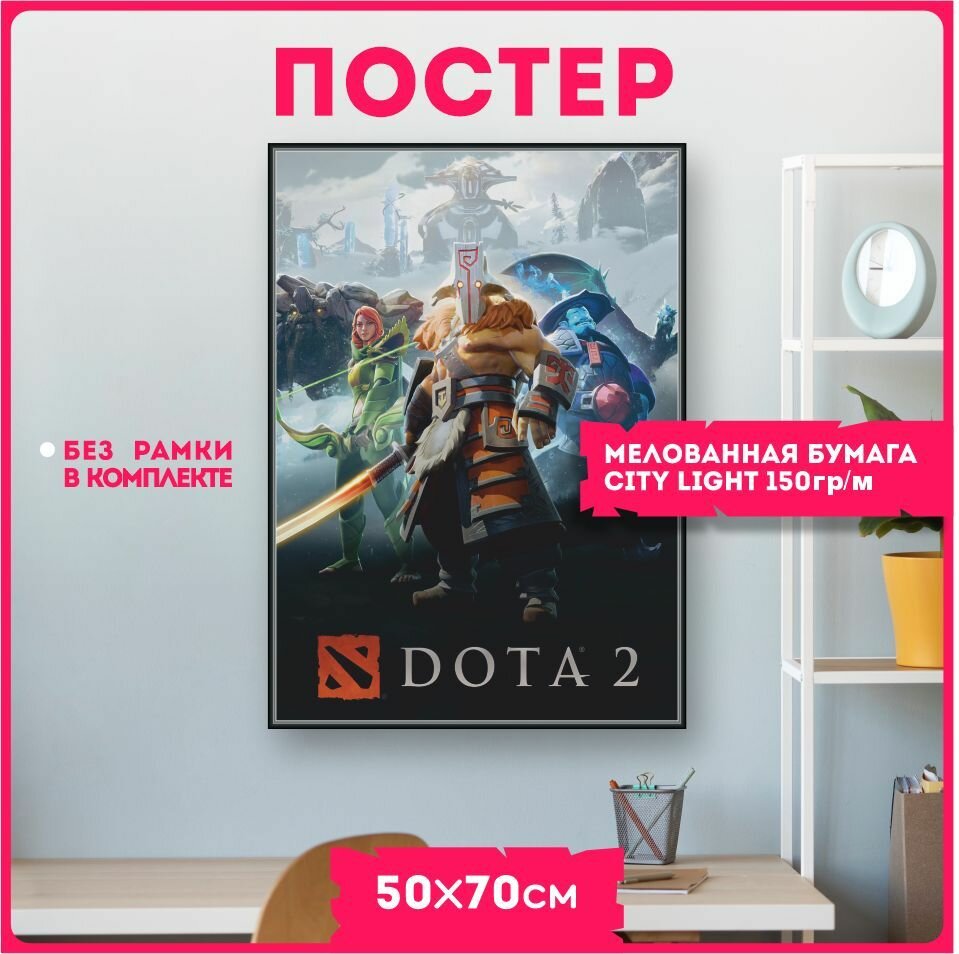 Постеры на стену игра Дота Dota 2