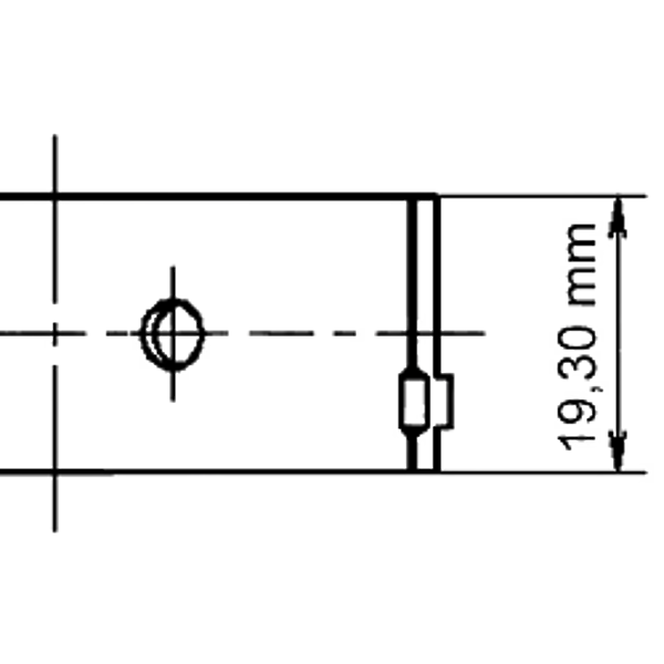 KOLBENSCHMIDT 77 272 620 (622790 / 77272620 / 77272620_KS) вкладыши шатунные +0.50\ Opel (Опель) Astra (Астра) / kadett / Omega
