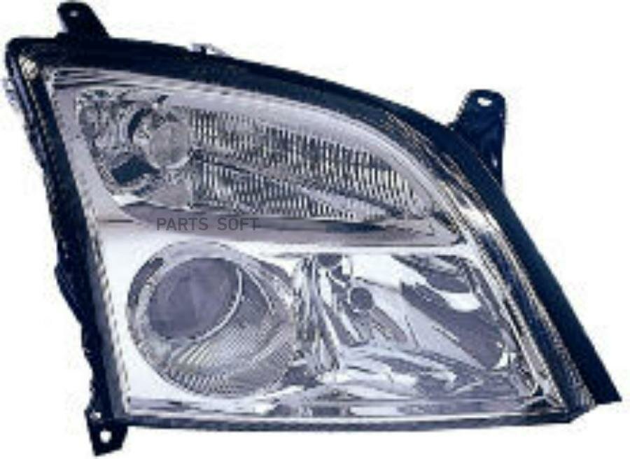 Фара L (линза H7) с бел. указ. поворота Depo арт. 442-1129L-LDEM1